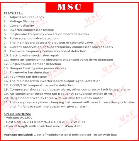 Multifunctional Inverter Refrigerator Detector Inverter Refrigerator
