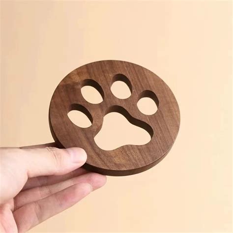 Creative Solid Wood Tea Cup Coaster Heat Insulation Mat For Kung Fu Tea Set Wooden Tea