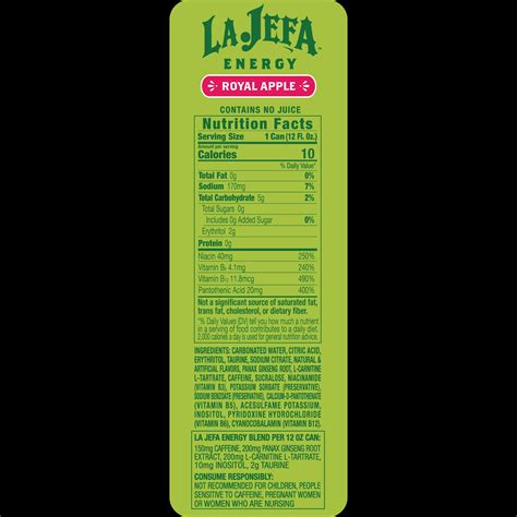 La Jefa Royal Apple El Jefe Energy