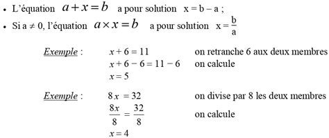 Équations 3ème Cours Et Exercices Corrigés