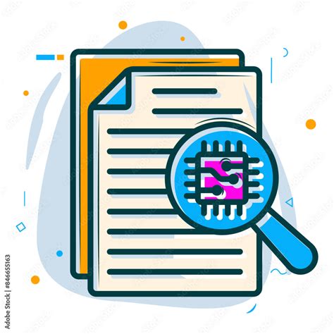 Ai Powered Streamline Document And Classification Concept Data Extraction Summarizing Vector