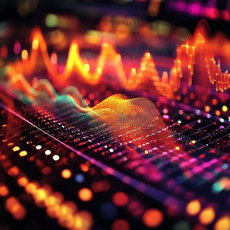 Free Vibrant Data Waves Image Technology Data Circuit Download At