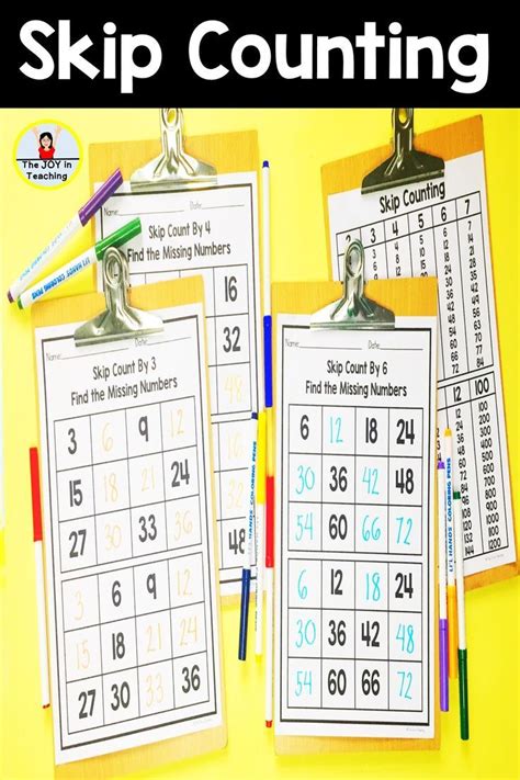 Skip Counting Missing Numbers Worksheet Etsy Skip Counting Teaching Joy Missing Numbers