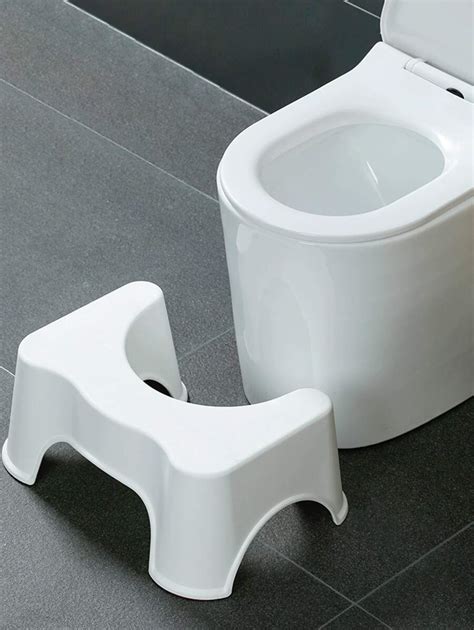 1pc Home Use Multifunctional Toilet Stool Foot Stool Step Pad Squatting