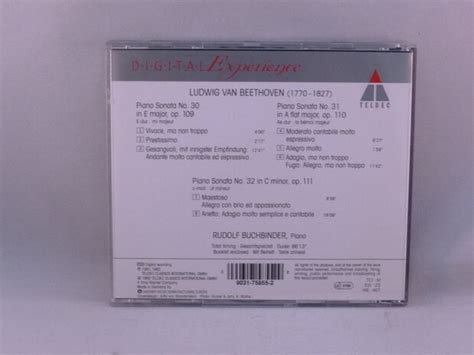Beethoven Piano Sonatas 109 110 111 Rudolf Buchbinder