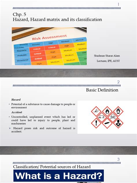 5hazard And It S Classification Pdf Risk Hazards