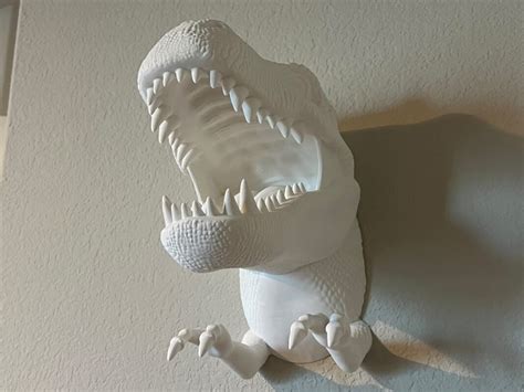 T Rex Wall Art T Rex Wall Decor Tech Accessories T Rex Wall Mount T