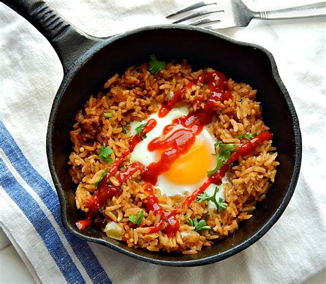 Egg And Rice Breakfast Skillet Frugal Hausfrau