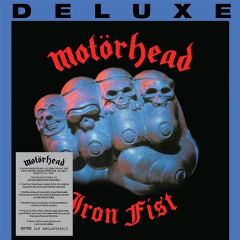 Motorhead Iron Fist Deluxe 40th Anniversary Edition 19822022