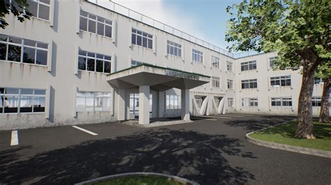 Japanese School Building