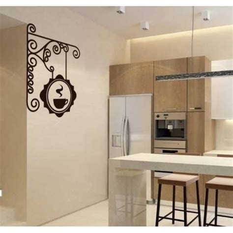 Coffee Tea Sign Sticker Decal Wall Art Kitchen Cooking Art Chef