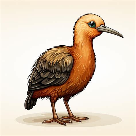 Premium Photo Cartoon Illustration Of A Bird With A Long Beak And A