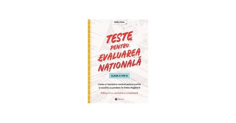 Teste Pentru Evaluare Nationala Limba Romana Pentru Scolile Si