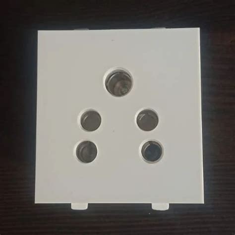 White Plastic 5 Pin Modular Switch Socket Size 6x4mm At ₹ 25 Piece In Jaipur