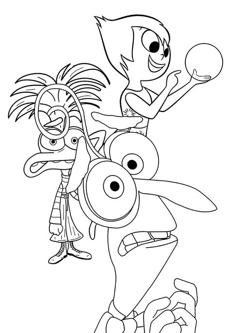 Desenhos Da Ansiedade Divertida Mente Para Colorir Em Jogos Online Wx