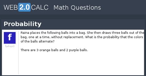 View Question Probability