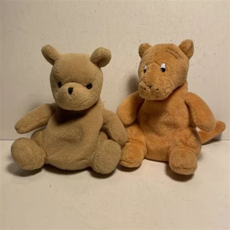 Disney Classic Winnie The Pooh And Tigger Plush Toy Gund £20 00 Picclick Uk