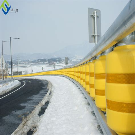 Safety Roller Guard Rail Rolling Crash Barrier Guardrail Anti Corrosion