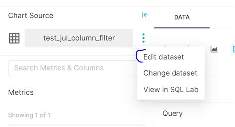 Display Different Fields Of The Dataset In One Column Of The Table Depending On The Filter Value