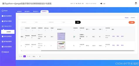计算机毕业设计 Python医疗预约与诊断系统的设计与实现 Python毕业设计 Python毕业设计选题 Django Vue【附源码安装调试】python Mysql