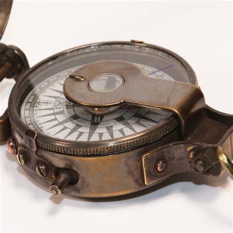 Brass Vintage Wwii Military Pocket Compass Shoptelin Shopteli