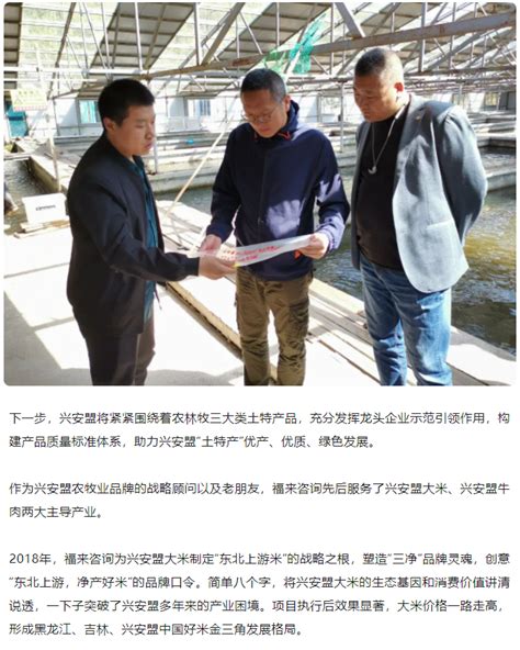 福来战略品牌咨询机构——让品牌农业不走弯路 兴安盟与福来咨询举行“土特产”产业发展座谈会