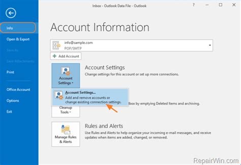 How To Backup Outlook Account Settings Treelasopa