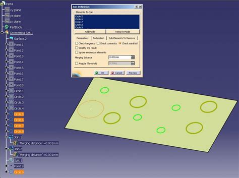 catia surfaces design multiple reference element operation ime wiki