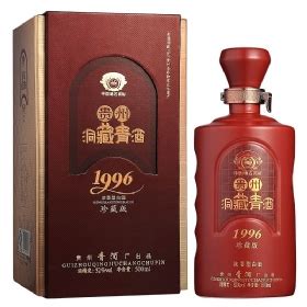 青酒 青酒洞藏52度500毫升珍藏版1996酒价格表 青酒各地经销商 酒志网