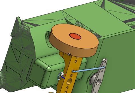 Servo Control Arm Push Rod Linkage Assembly Mating — Onshape