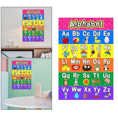 Generic A4 Alphabet Times Math Educational Poster Laminated Wall Chart