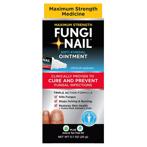 Fungi Nail Anti Fungal Ointment 07 Fl Oz Clinically Proven To Cure