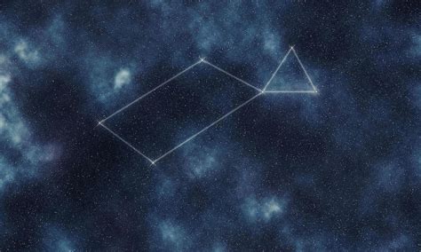 Premium Photo Lyra Star Constellation Night Sky Constellation Lines Lyre Harp Constellation