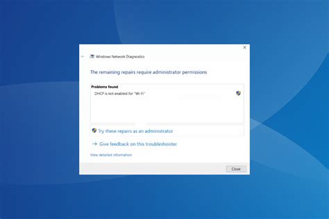 Ways To Fix Dhcp Is Not Enabled For Wi Fi