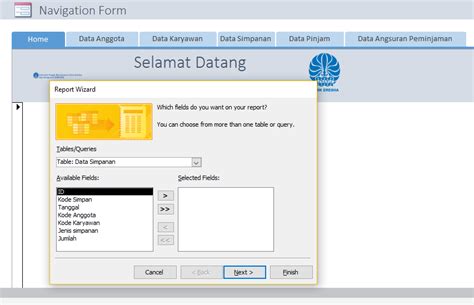 Membuat Database Koperasi Simpan Pinjam Sederhana Lutfi Najmi Stmik