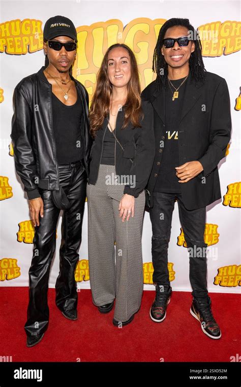 Entrepreneur Travis White Angela Vaughan And Manny Horsford Attend The Hugh Peeple And Travis