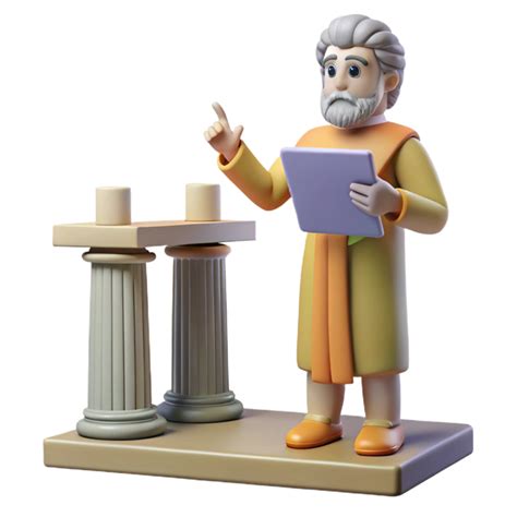3d Illustration Teacher Lecturing 57137025 Png