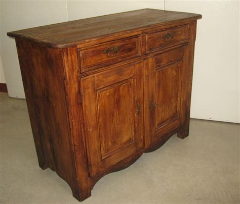 Credenza antica metà del in pino tinto noce ANTIQUARIEIN
