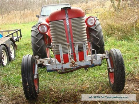 Vintage Massey Harris Ferguson Mh 50 Tractor