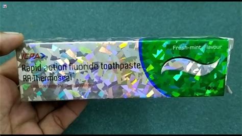 Ra Thermoseal Rapid Action Fresh Mint Toothpaste Ra Thermoseal Rapid