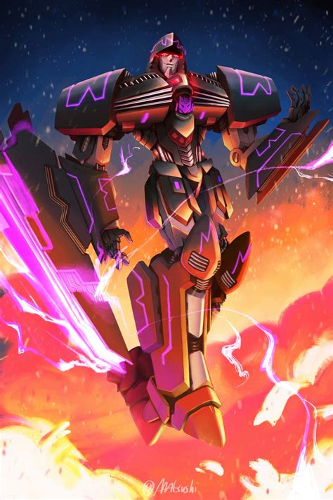 Megatron And Megatron Transformers And 1 More Drawn By Aaatsushi