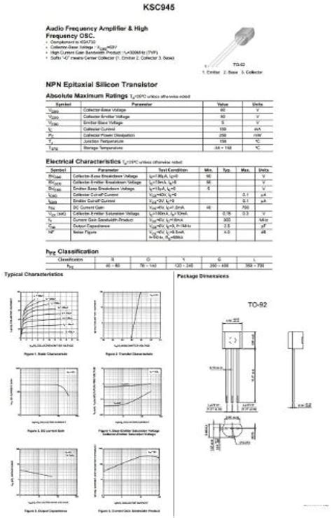 2sc945 Pinout Equivalents And Datasheet Easybom 49 Off