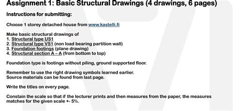Solved Assignment Basic Structural Drawings Drawing Chegg