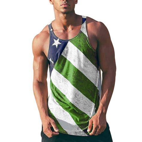 Yoodem Mens Shirts Mens T Shirts Mens Tank Tops Independence Day