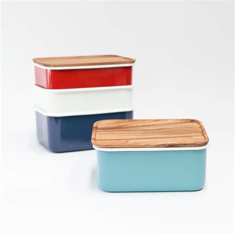 Deep Storage Container L Stackable Red