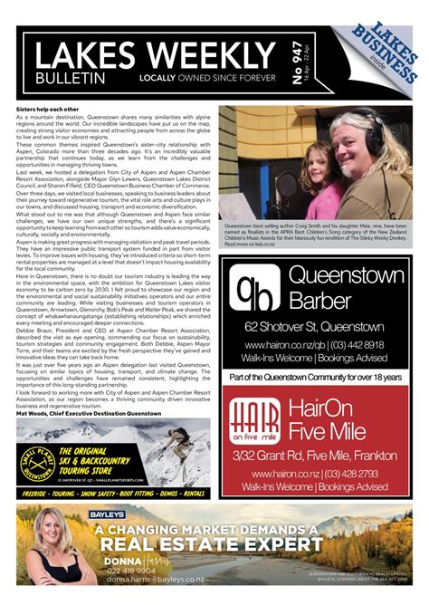 Issue 947 Lakes Weekly Bulletin