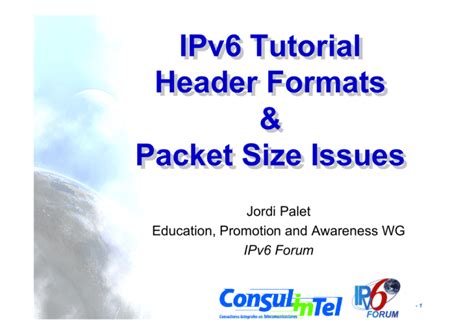 Ipv6 Tutorial