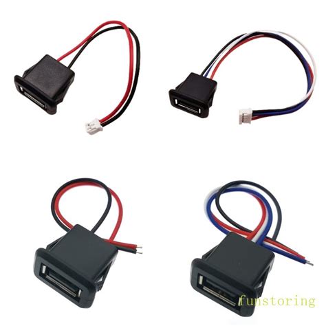 FUN Pieces USB Female Jack Pin Pin USB Connector Type A Female Port Socket Shopee Philippines