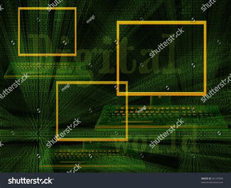 Illustration Depicting Digital Binary Code Three Stock Illustration 56137699 Shutterstock