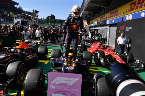 Selebrasi Max Verstappen Usai Juara F1 Gp Belgia
